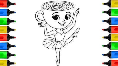 How To Draw Ballerina Cappuccino Italian Brainrot Youtube