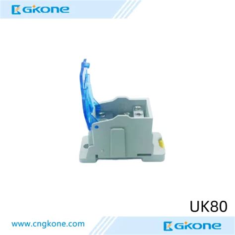 80a Din Rail Connectors 1 Input 6 Output Power Distribution Terminal