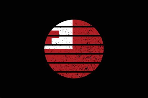 Grunge Style Flag Of The Tonga Vector Illustration 3287219 Vector Art