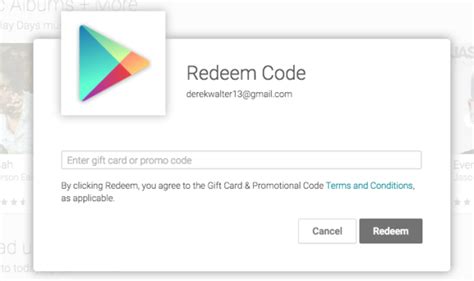 How To Redeem A Google Play Store Promo Code PCWorld