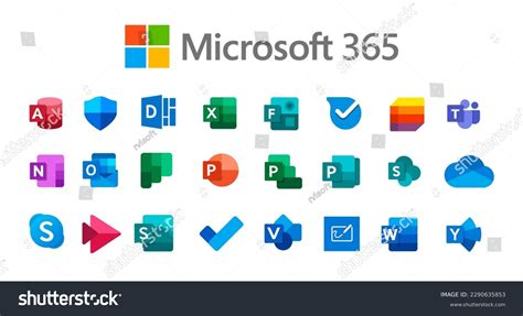 Microsoft Programs Logos