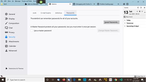 Import Profile Selecting Use Password Manager System Fails Issue