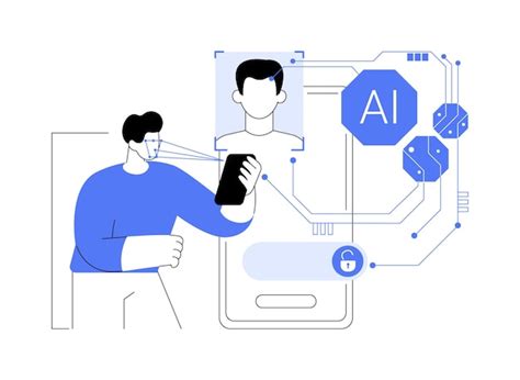Premium Vector Aistreamlined Identity Verification Abstract Concept