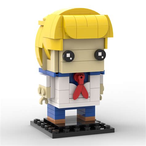 Lego Moc Scooby Doo Fred Brickheadz By Custominstructions Rebrickable
