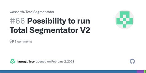 Possibility To Run Total Segmentator V2 · Issue 66 · Wasserth