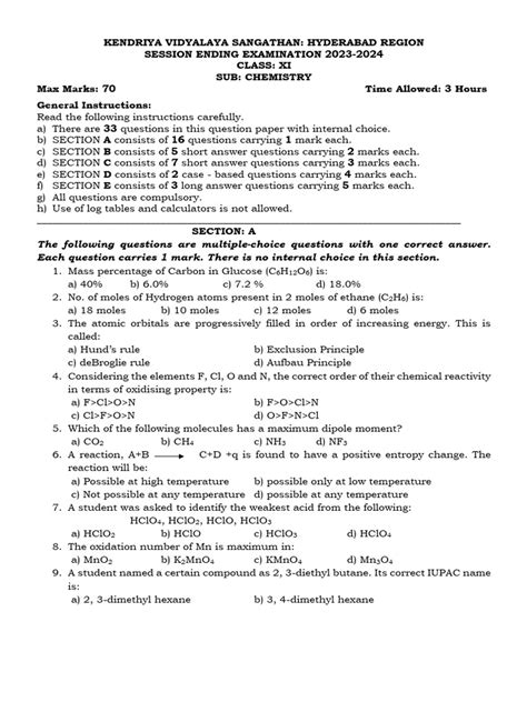 See Xi Chem Qp Pdf Chemical Reactions Chemical Bond