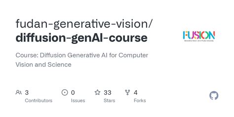 Github Fudan Generative Visiondiffusion Genai Course Course