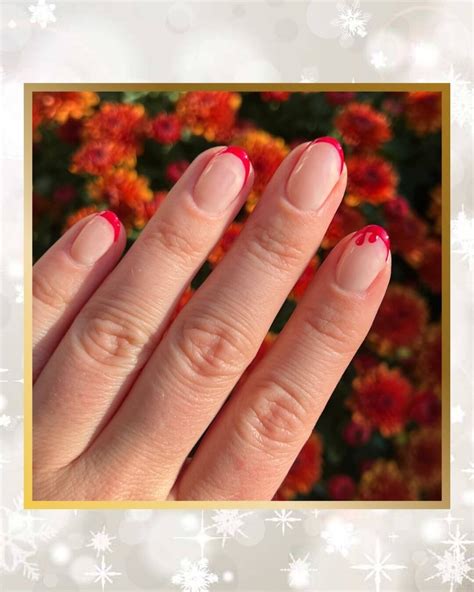 Christmas Nails Design Ideas Red Tips Kat And Blossom
