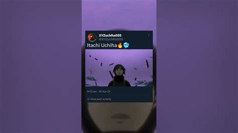 Itachi Uchiha 🔥🥶 Youtube