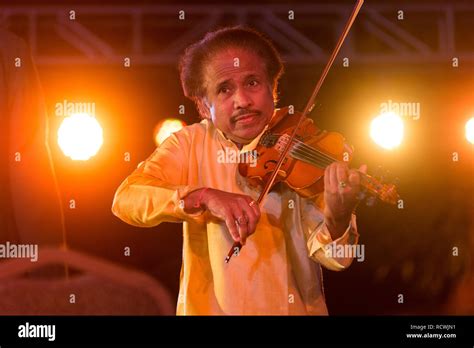 Bangalore India February 10 2018 Indian Violinist Composer And