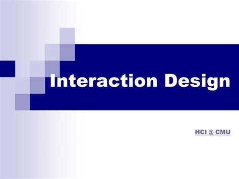 PPT Interaction Design PowerPoint Presentation Free Download ID