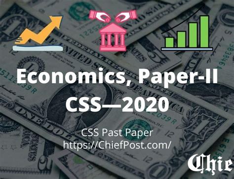 Economics Paper 2 2024 — Css Past Paper Chief Post