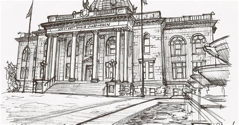 A Cross Section Of Steven W Howard Art Bay Area Architecture Sketch 4