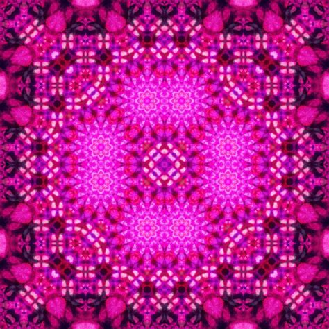 Premium Photo Seamless Square Symmetrical Pattern Art Texture Mandala
