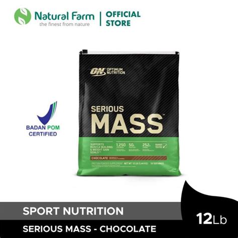 Jual Optimum Nutrition Serious Mass Gainer 12 Lb Chocolate Di Seller