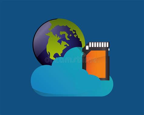 Cloud Computing Technology Stock Vector Illustration Of Download