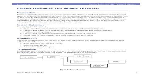 Pdf Ircuit Drawings And Wiring Diagrams Mytrainingbcca · • Know
