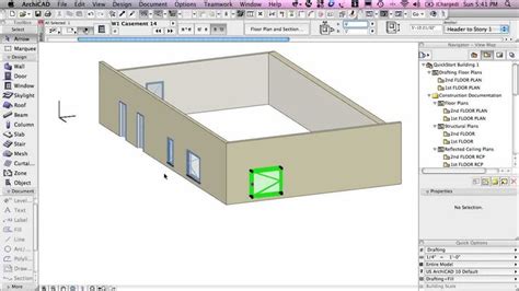 ArchiCAD Basic Training Lesson 3 Selection Navigation Basic