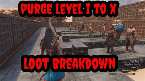 Conan Exiles Age Of War Chapter 2 Purge Loot Breakdown Levels 1 To
