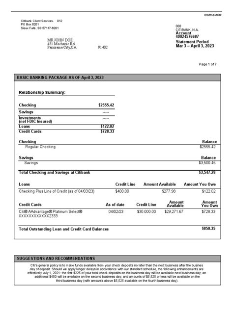 Relationship Summary Page 1 Of 7 Pdf