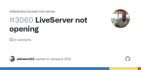 liveserver not opening · issue 3060 · ritwickdey vscode live server