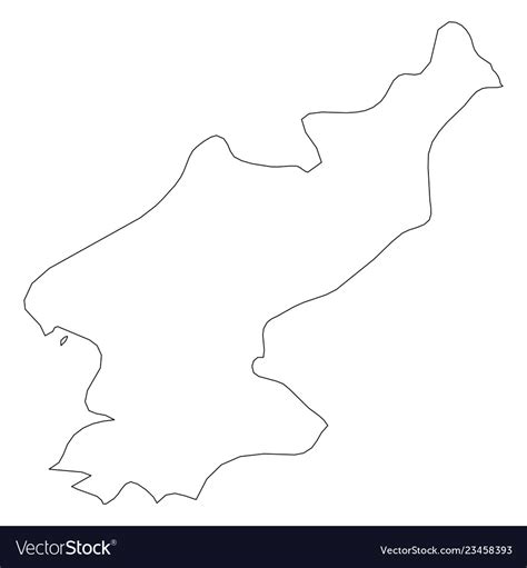 North Korea Democratic Peoples Republic Of Korea Vector Image
