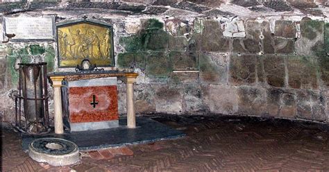Inside Mamertine Prison Where Jesuss Disciples Were Held Before Their Deaths