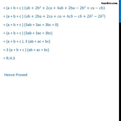 Question 7 Using Determinants 3 A B C Ab Bc Ac