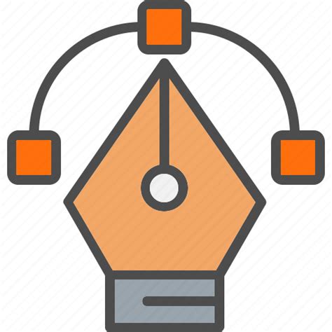 Bezier Design Illustration Pen Tool Photoshop Icon Download On