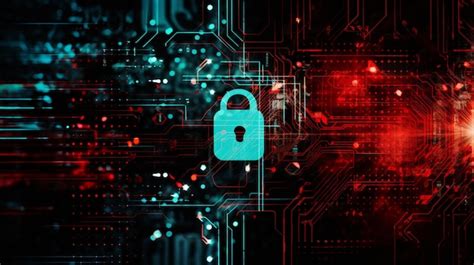 Premium Ai Image Cyber Security Abstracts Texture Background