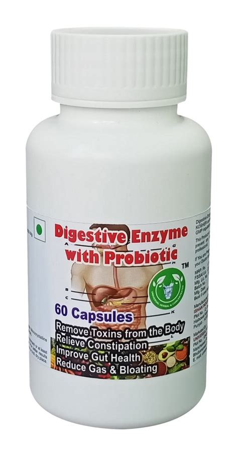 Digestive Enzyme With Probiotic Capsule 60 Capsules At Rs 616 Bottle