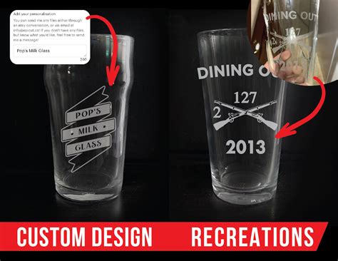 Custom Shot Glass Engraved Logo Glassware Personalized Etsy