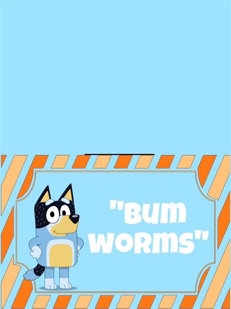 Bluey Party Food Labels Artofit