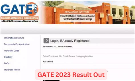 Gate 2023 Result Direct Download Link Check Topper List