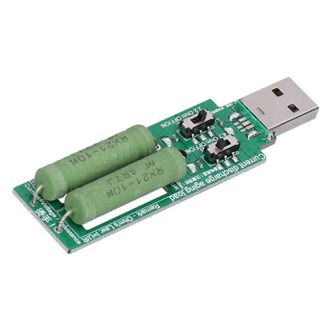 Industrial Supplies Mini Usb Load Tester Power Bank Discharge Resistor With 1a 2a Current Button