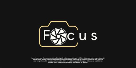 템플릿이 있는 사진 로고 디자인 프리미엄 벡터