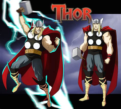 Thor Animated By Chubeto On Deviantart
