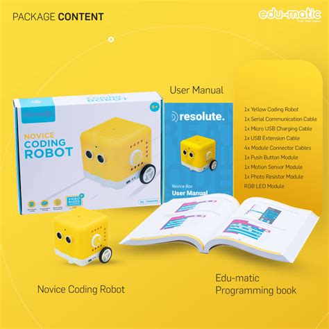Edumatic Resolute Novice Robotics And Coding Essentials