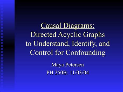 Causal Inference Lecture Maya Petersen Nov 2004 PPT Pregnancy Reproductive Health