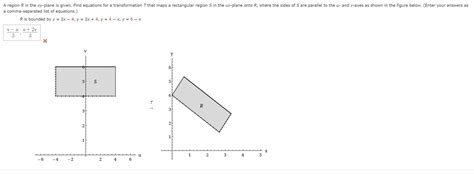 solved a comma separated list of equations r is bounded by