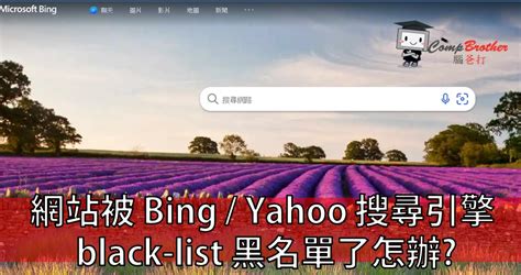 Compbrother 腦爸打 網頁設計網站製作 小知識教學 網站被 Bing Yahoo 搜尋引擎 black list 黑名單了怎辦