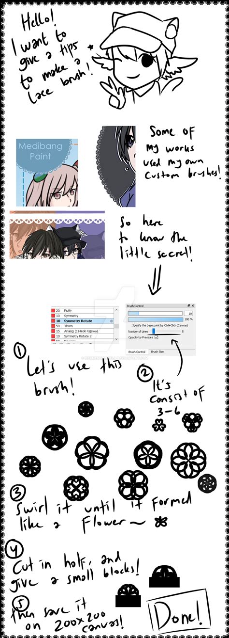 Lace Brush By Merukyuriaru On DeviantArt