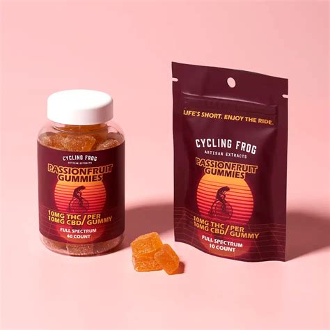 Passionfruit Gummies 10mg Thc 10mg Cbd