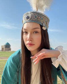 Kazakh with Ethnic Jewelry