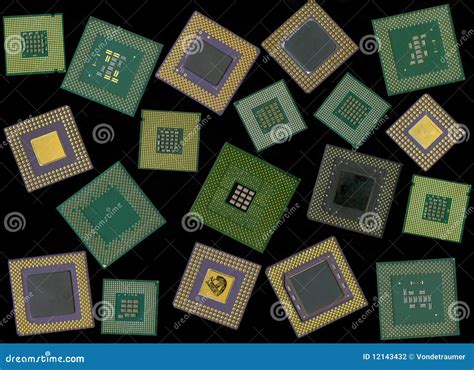 Chip Aziende Di Trasformazione Del Cpu Fotografia Stock Immagine Di