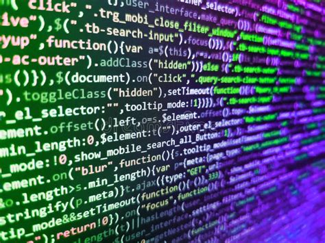 Photo Of Computer Digital Background Developer Working On Software
