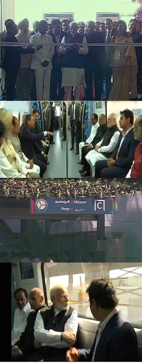 Pm Modi Launches Hyderabad Metro Rail