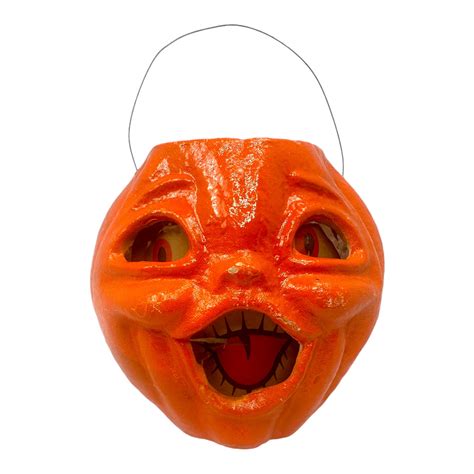 Vintage Halloween Pulp And Paper Mache Items Eerie Emporium