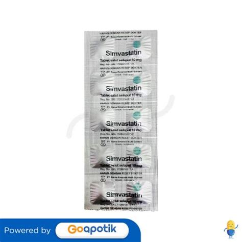 Simvastatin Rama 10 Mg Tablet Kegunaan Efek Samping Dosis Dan