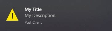 How Can I Make A Notification In A C Windows App With A Custom Image And Onclick Function